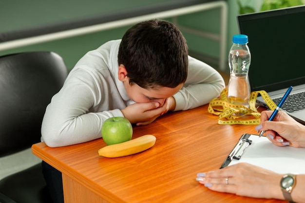 Premium Photo Prescribing Diet For Overweight Fat Patient Obesity