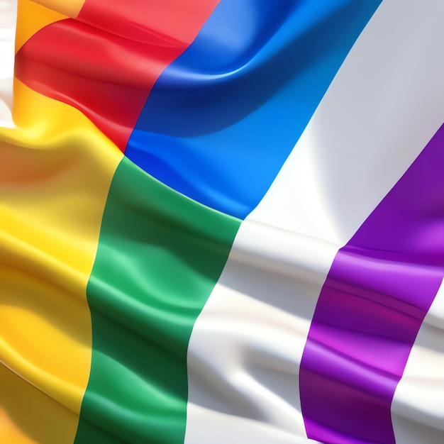 Premium Photo Pride Flag Rainbow Colours Celebrate Diversity