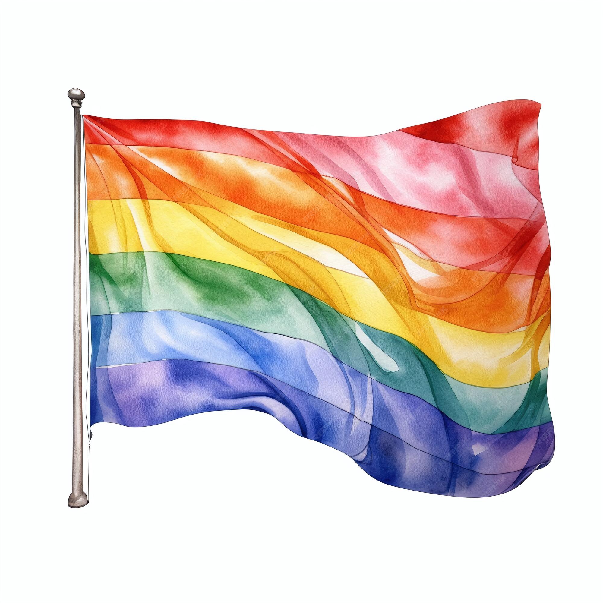 Premium Ai Image Pride Flag Rainbowcolored Fllag Lgbtqa