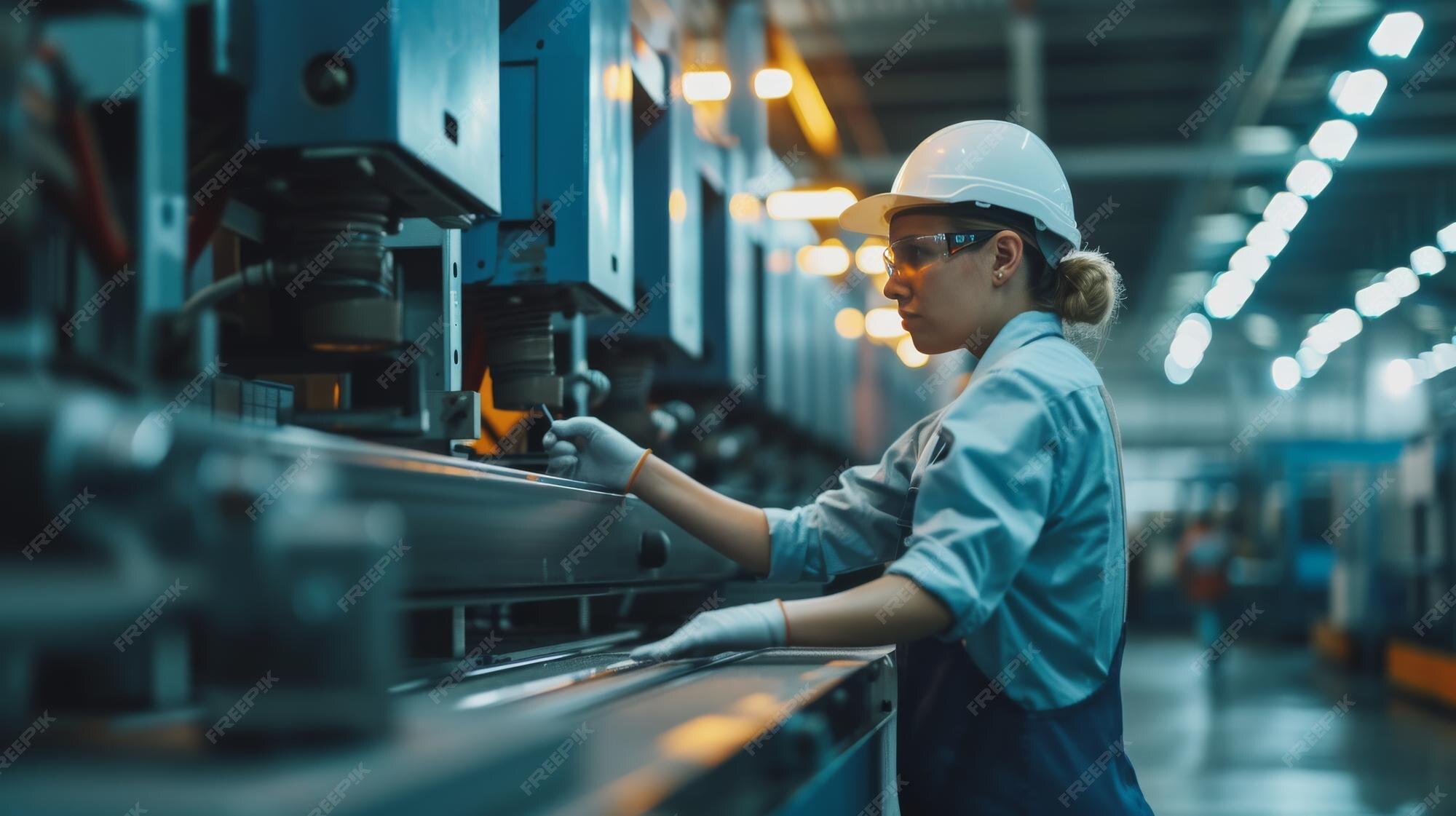 Premium AI Image | A production planner on a factory floor coordinating ... Premium AI Image | A production planner on a factory floor coordinating ...