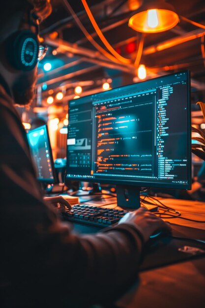 Professional developer working in software development and coding technologies Website design ...