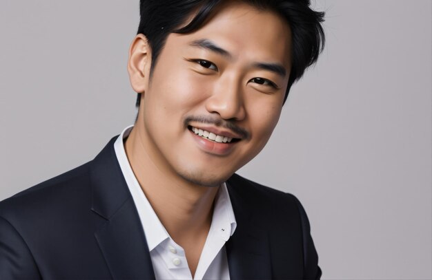 Premium AI Image | Professional Man Smiling Portrait with White ... Premium AI Image | Professional Man Smiling Portrait with White ...