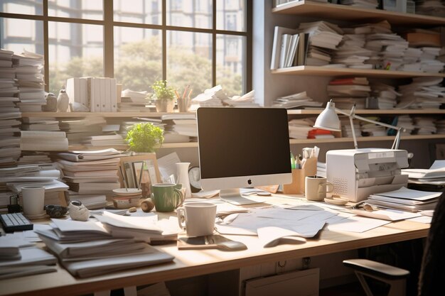 Premium Photo | Professional organizer creating an efficient Generative ai Premium Photo | Professional organizer creating an efficient Generative ai
