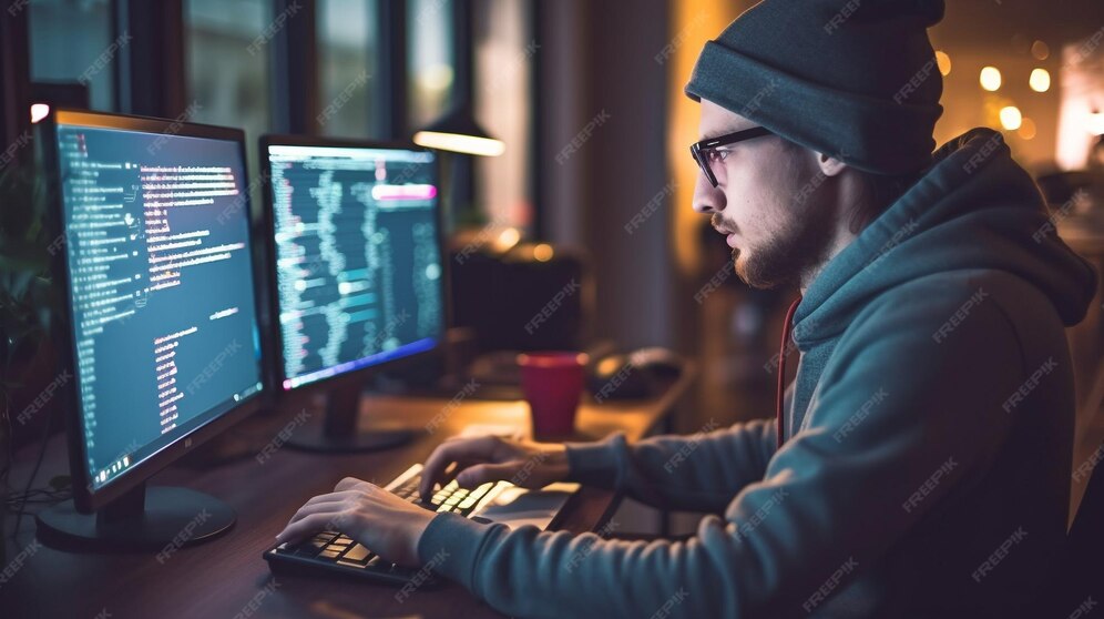 Premium Photo | Program codewriting programmers GENERATE AI