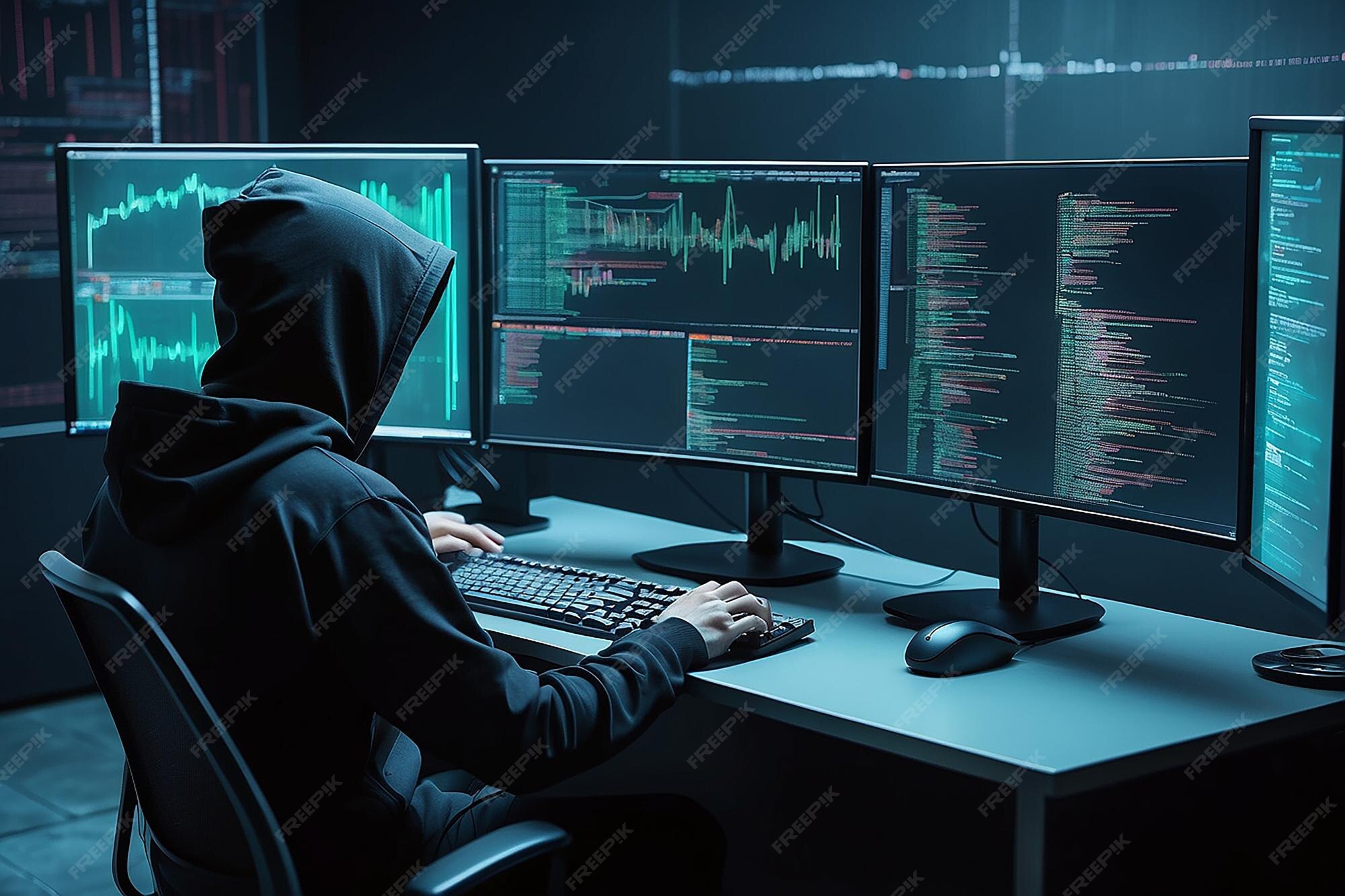 Program programming programmer computer laptop screen monitor hacker ...