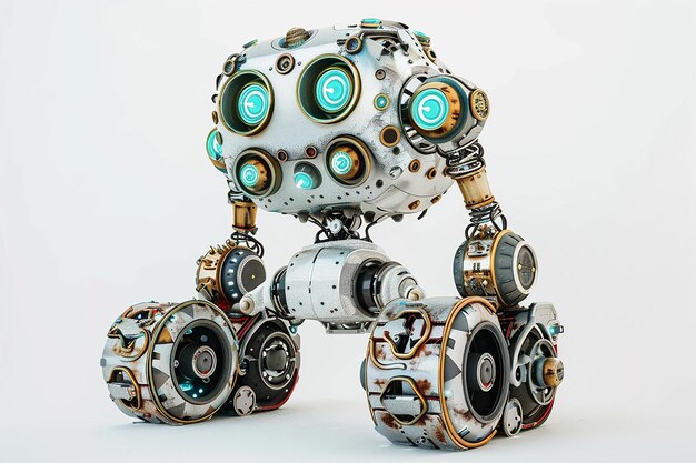 Programmable four wheels drive 4WD robotic car | Premium AI-generated image Programmable four wheels drive 4WD robotic car | Premium AI-generated image