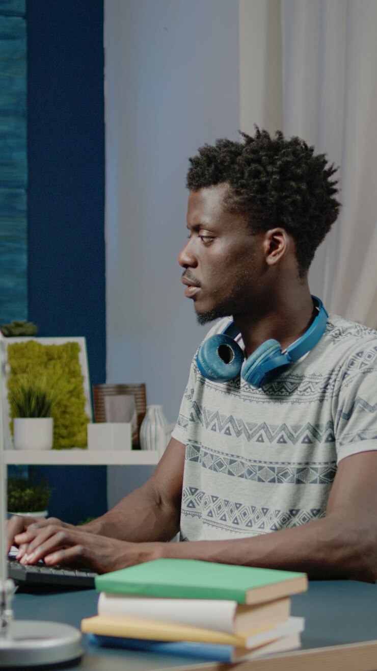 Premium Photo | Programmer using software with data codes for firewall security on computer. man ...