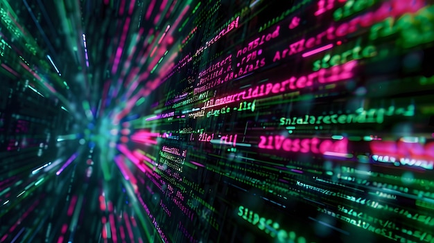 Programming code abstract background Software development and coding technology concept ...