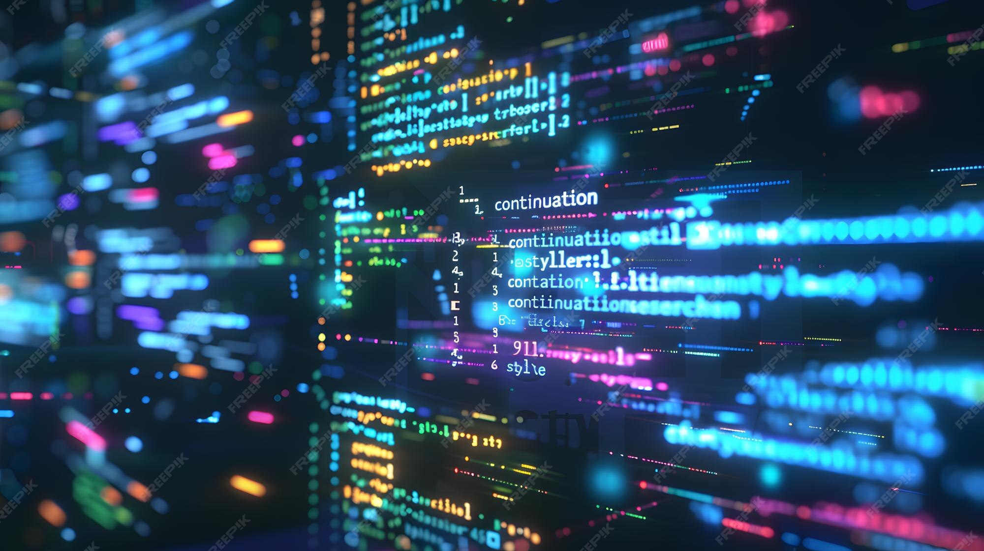 Premium Photo Programming Code Abstract Background Software Development And Coding Technology