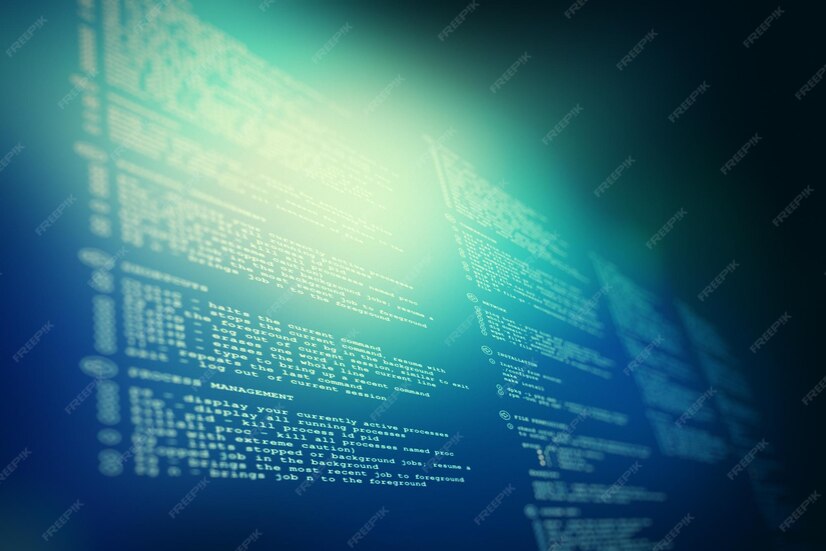 Premium Photo Programming Code Abstract Technology Background Of