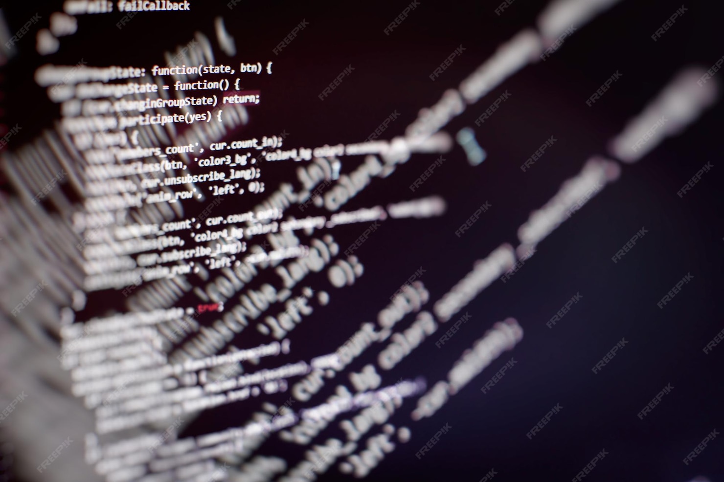 Premium Photo | Programming code on computer screen. software ...