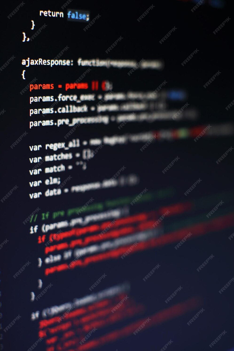 Premium Photo | Programming code on computer screen. Software ...