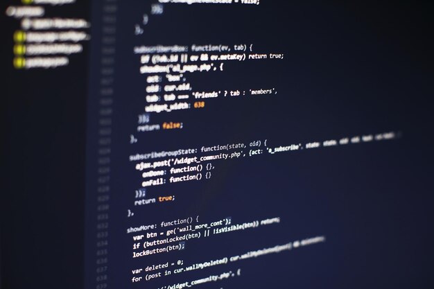 Premium Photo | Software development software source code programming code