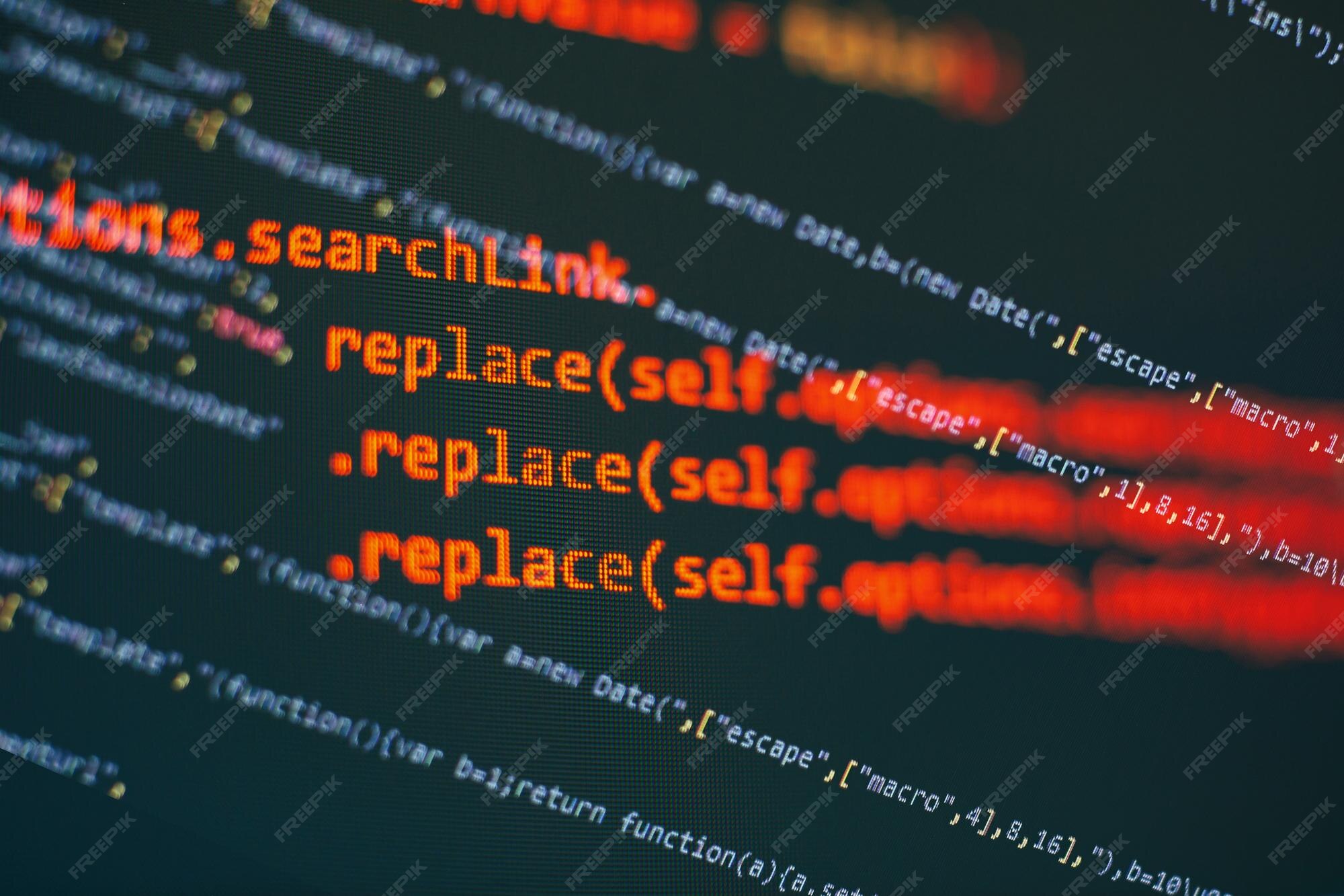 Premium Photo | Programming code screen of software developer Software ...