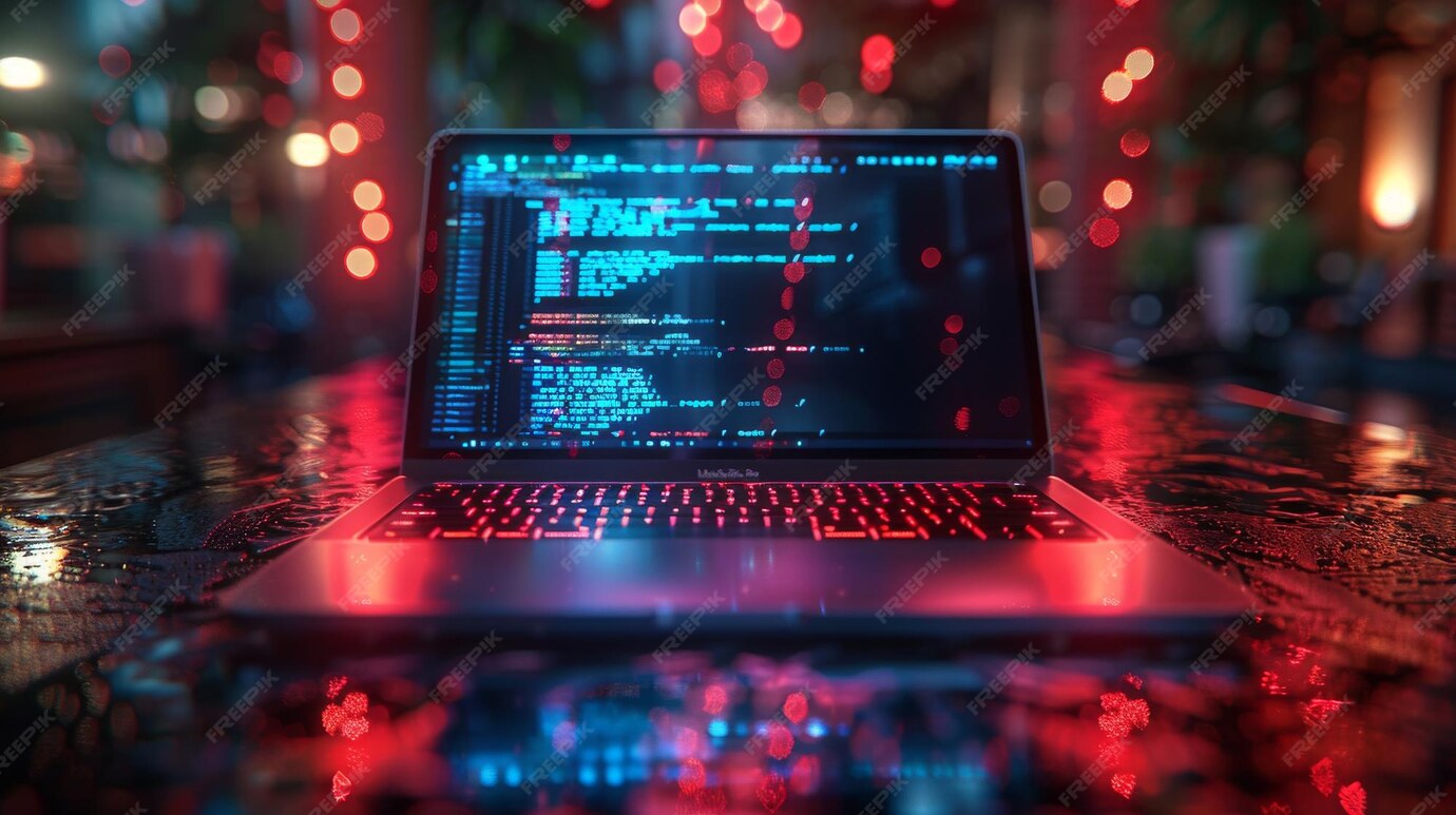 Premium Photo | Programming script development concept on a realistic ...