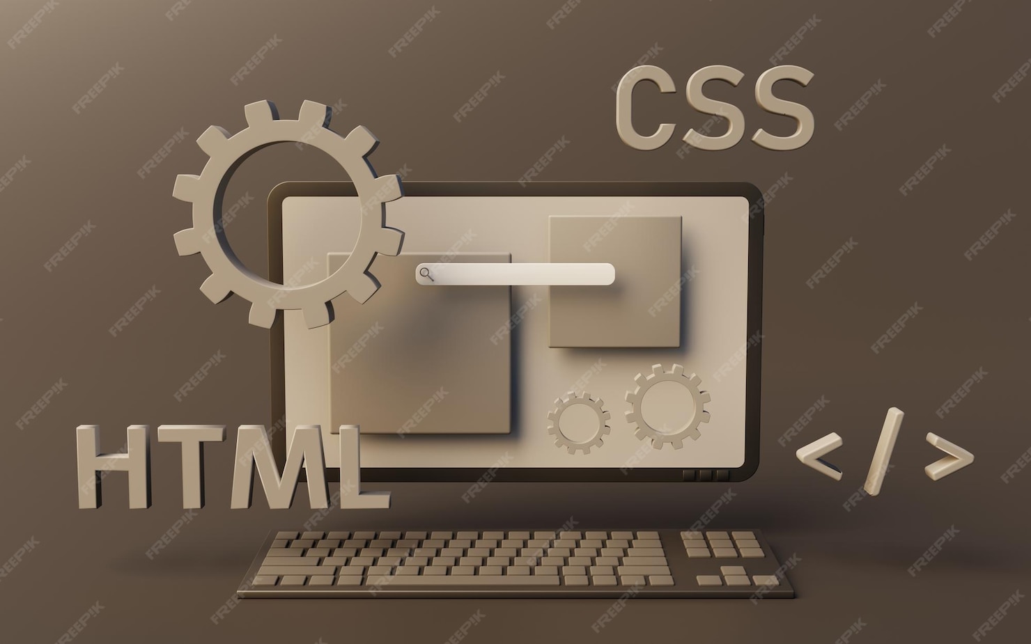 Premium Photo | Programming web pages with html and css code on a ...