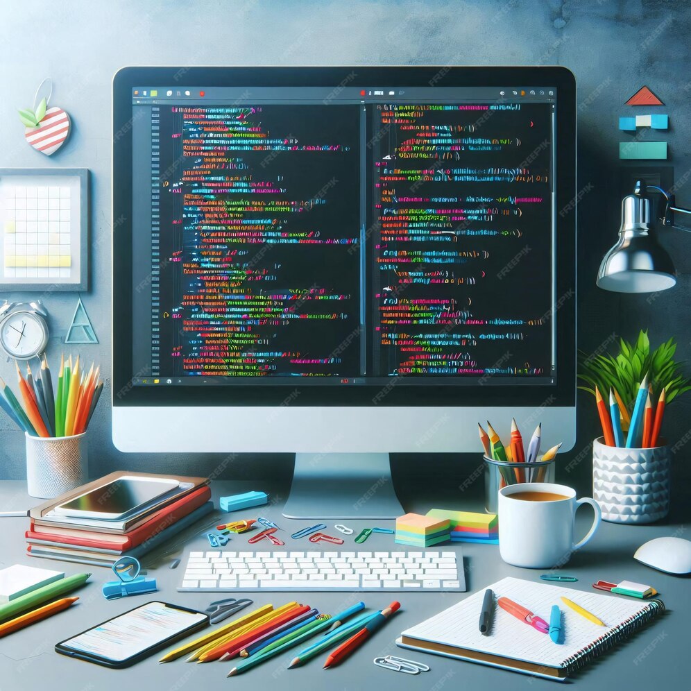 Premium Photo | Programming with HTML PHP and javascript Backend source code on monitor