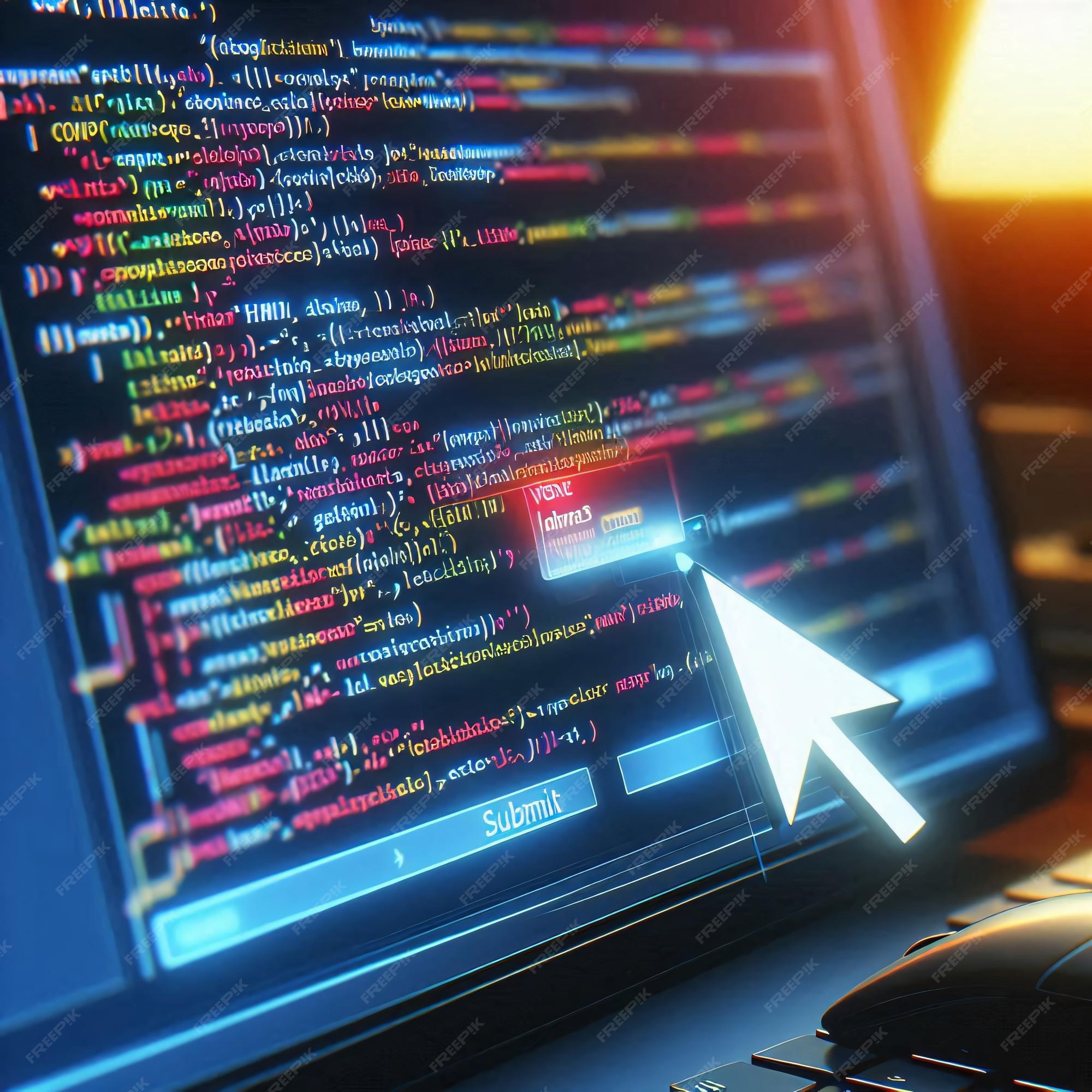 Premium Photo | Programming with HTML PHP and javascript Backend source code on monitor