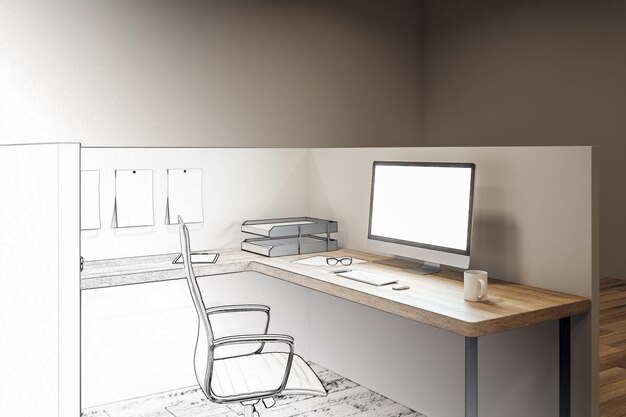 Premium Photo | Project and architecture concept Premium Photo | Project and architecture concept