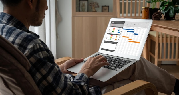 Premium Photo | Project planning software for modish business project ... Premium Photo | Project planning software for modish business project ...