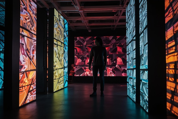 Premium Photo | Projection Mapping Wonders Immersive Digital Experience ... Premium Photo | Projection Mapping Wonders Immersive Digital Experience ...