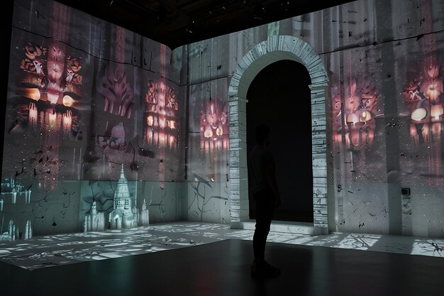 Premium Photo | Projection Mapping Wonders Immersive Digital Experience ... Premium Photo | Projection Mapping Wonders Immersive Digital Experience ...
