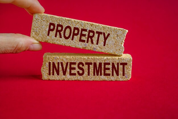 Premium Photo Property Investment Symbol Concept Words Property