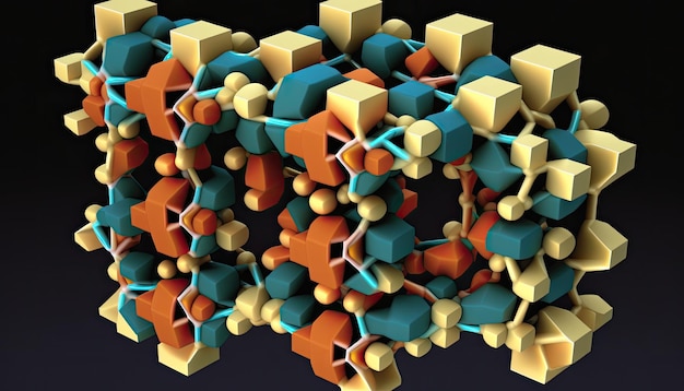 Premium AI Image | A Protein Structure Prediction Image Showing The ... Premium AI Image | A Protein Structure Prediction Image Showing The ...