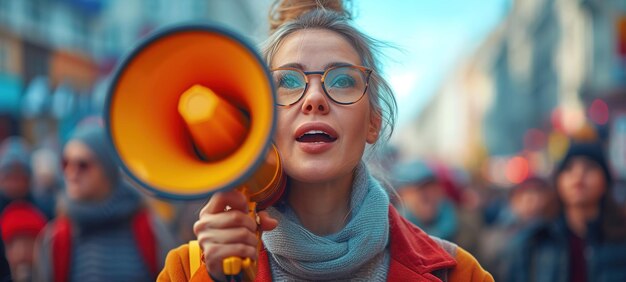Premium Photo | Protest megaphone and speech of angry black woman at ... Premium Photo | Protest megaphone and speech of angry black woman at ...