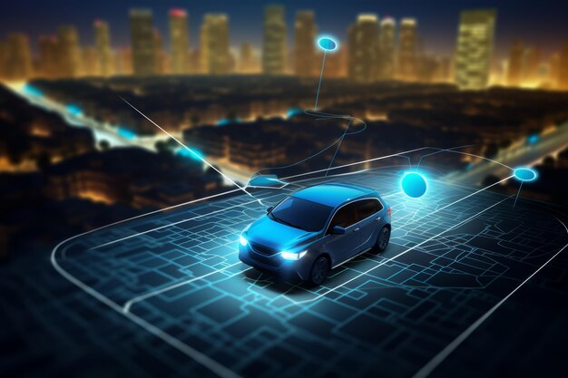Premium Photo | Pulsating GPS Tracking Unveiling the Location of a ... Premium Photo | Pulsating GPS Tracking Unveiling the Location of a ...