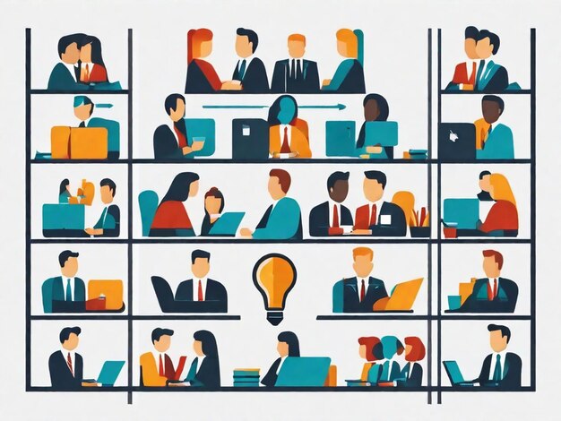 Premium AI Image | Purposeful Business Meeting Premium AI Image | Purposeful Business Meeting