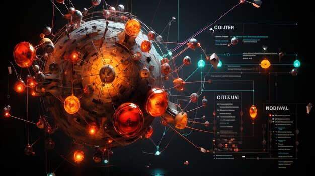 Premium Photo | Quantum computer code visualization wallpaper Premium Photo | Quantum computer code visualization wallpaper