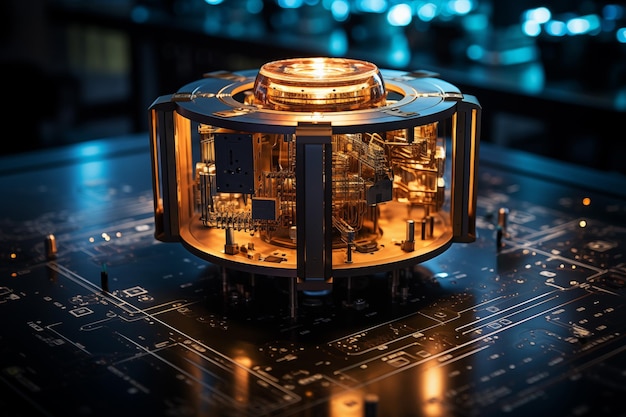 Premium AI Image | Quantum computer quantum processor scientific ... Premium AI Image | Quantum computer quantum processor scientific ...