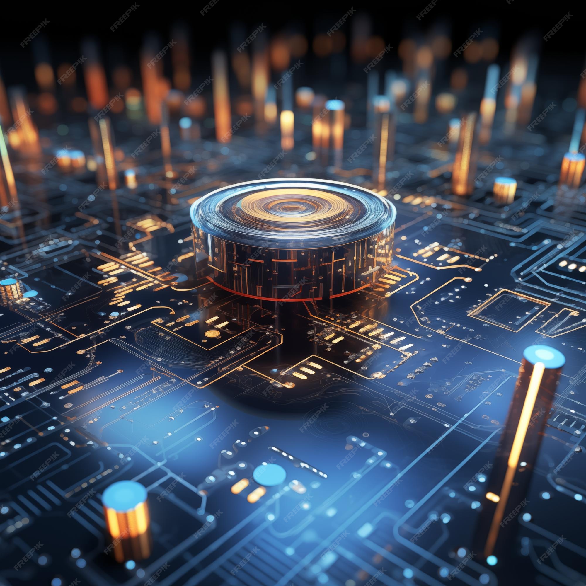Premium AI Image | Quantum computing illustrated through abstract ... Premium AI Image | Quantum computing illustrated through abstract ...