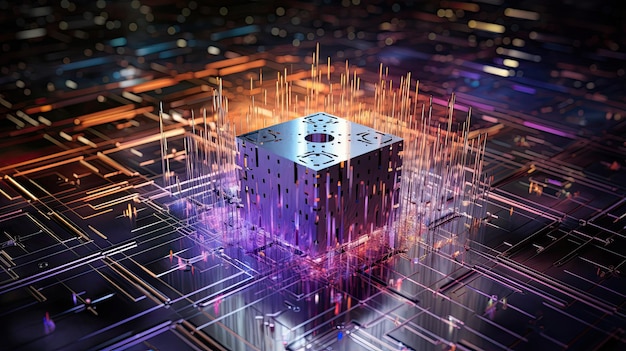 Premium AI Image | Quantum computing's breakthrough in cryptography ... Premium AI Image | Quantum computing's breakthrough in cryptography ...
