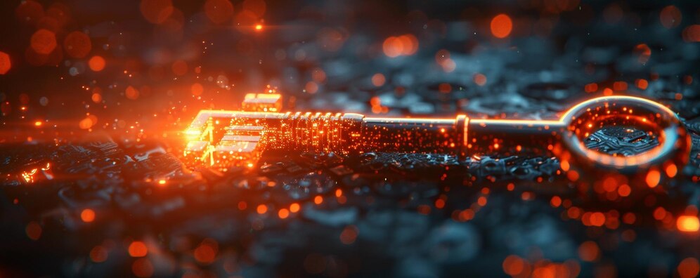Premium Photo | Quantum Encryption Keys Unlocking Gateways Background Premium Photo | Quantum Encryption Keys Unlocking Gateways Background