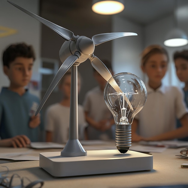QuotStudents Demonstrating Wind Energy Project in Classroomquot ... QuotStudents Demonstrating Wind Energy Project in Classroomquot ...