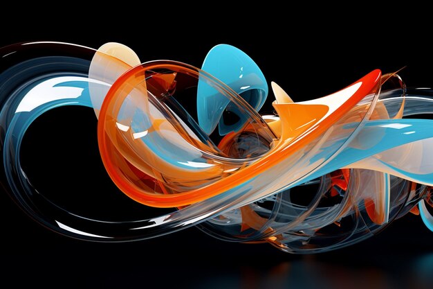 Premium AI Image | Radiant Glossy Whirlpools Chromatic Wave Wonderland Premium AI Image | Radiant Glossy Whirlpools Chromatic Wave Wonderland