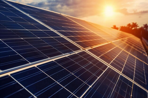 Radiant Solar Farm at Sunset Enhancing Renewable Energy Efficiency ... Radiant Solar Farm at Sunset Enhancing Renewable Energy Efficiency ...