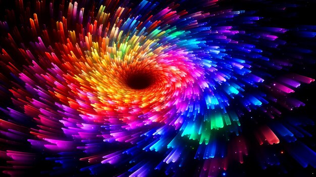 Rainbow Sci Fi Spiral Vortex | Premium AI-generated image Rainbow Sci Fi Spiral Vortex | Premium AI-generated image