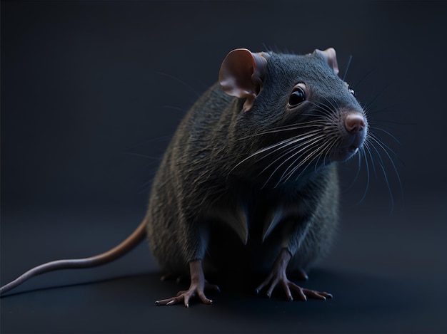 Premium AI Image | Rat isolated Ai Generated Premium AI Image | Rat isolated Ai Generated