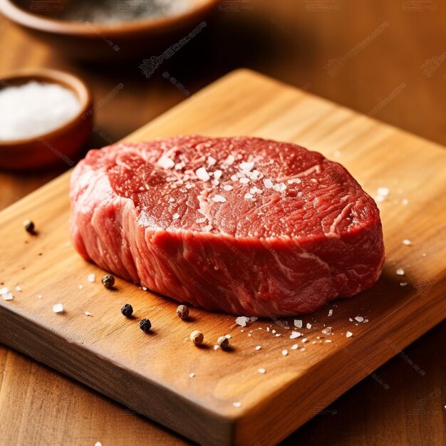 Premium AI Image | Raw meat cinematic scene Generative AI Premium AI Image | Raw meat cinematic scene Generative AI