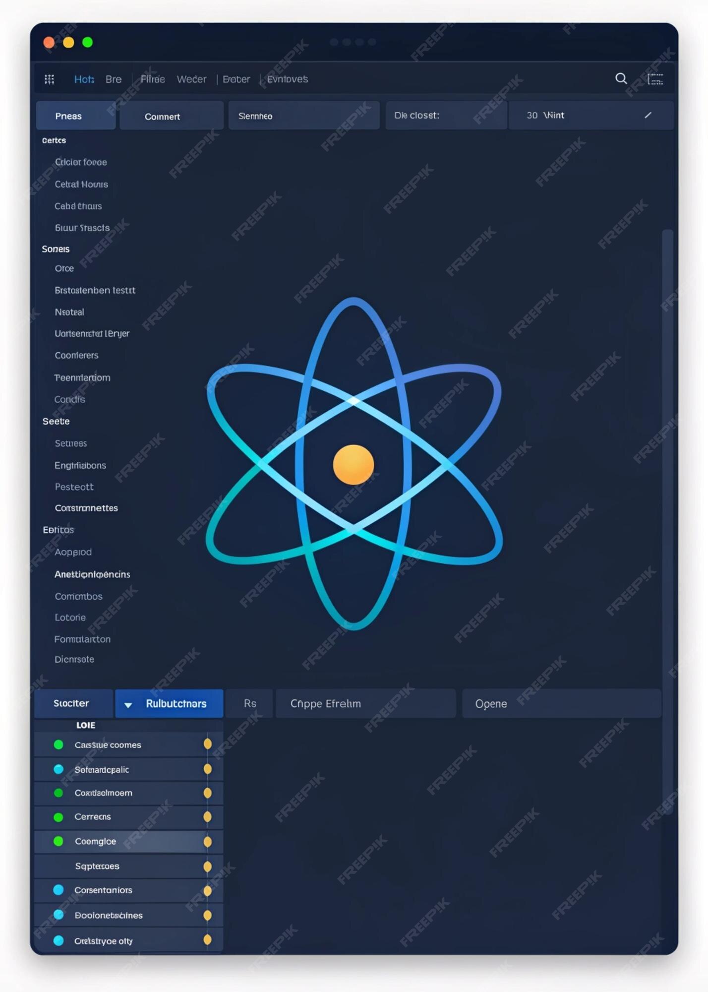 Premium Photo | React js programming language with laptop and code script on screen