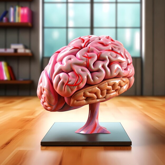 Premium AI Image | Realistic 3d illustration Brain Premium AI Image | Realistic 3d illustration Brain