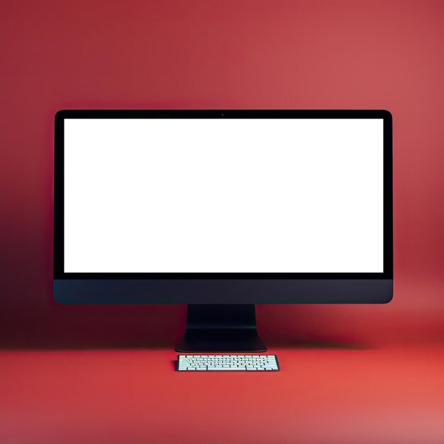 Premium Photo | Realistic computer monitor mockup Premium Photo | Realistic computer monitor mockup