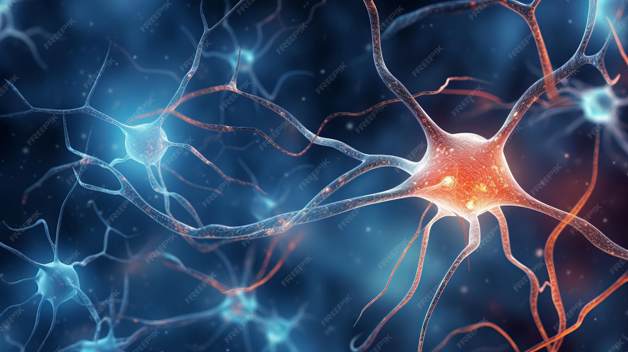Premium Photo A Realistic Of The Human Brain Neurons And Nerve