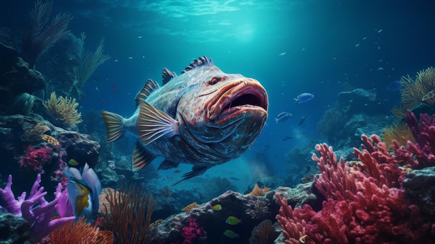Premium Photo | Realistic Hyperdetailed Rendering Of Large Fish ... Premium Photo | Realistic Hyperdetailed Rendering Of Large Fish ...