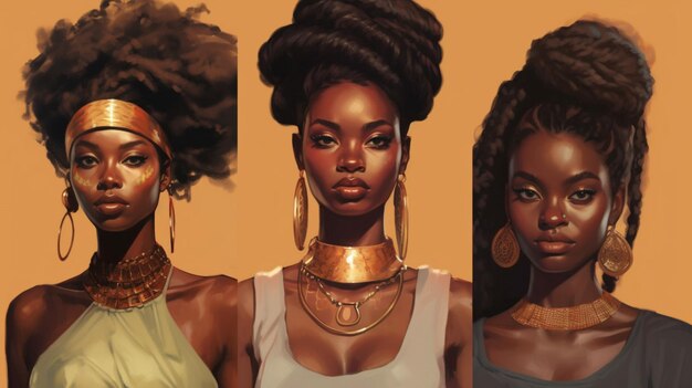 Premium AI Image | Recognizing the importance of Black representation Premium AI Image | Recognizing the importance of Black representation