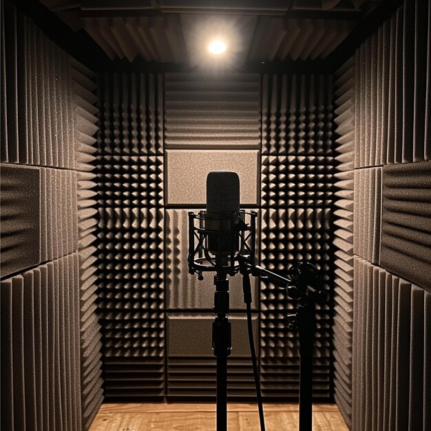 Recording voiceovers and ADR | Premium AI-generated image Recording voiceovers and ADR | Premium AI-generated image