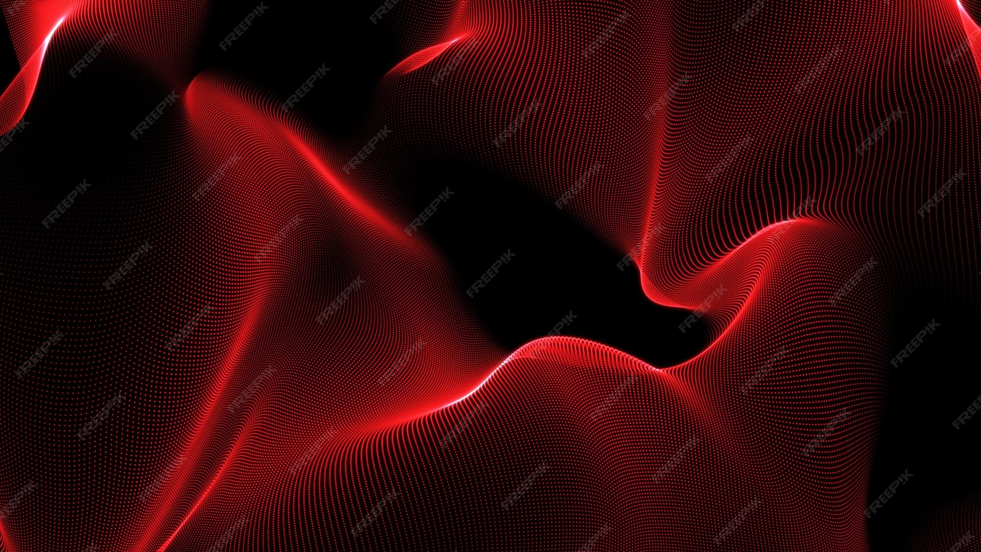 Premium AI Image | Red geometric abstract technology and science background geometric background ...